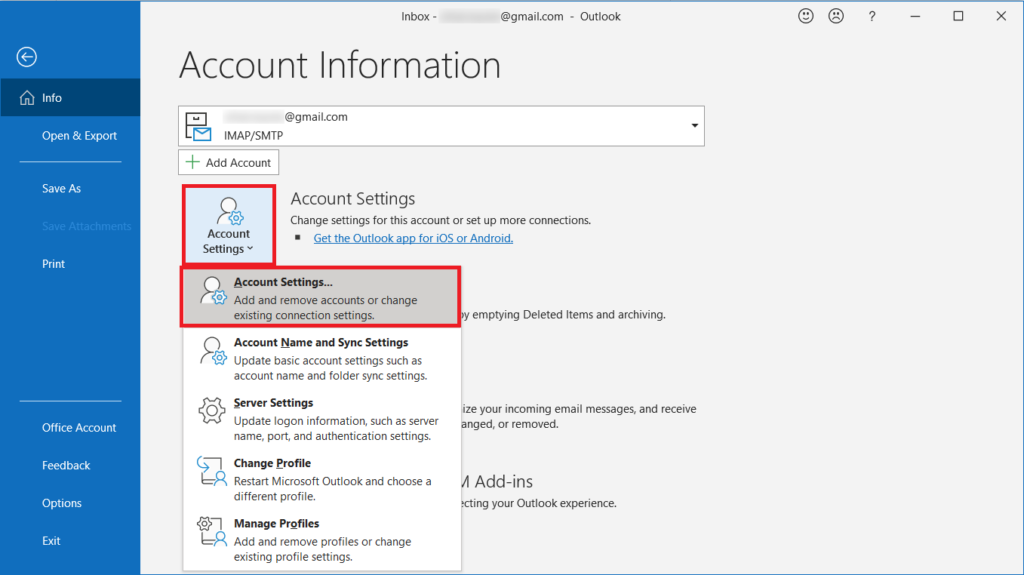 How to find the location of OST file?