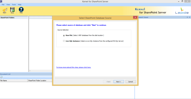 How to Recover Data from SharePoint Database Files?