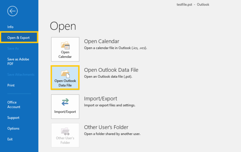 Fix the Outlook Error “This Outlook data file is already in use in the ...
