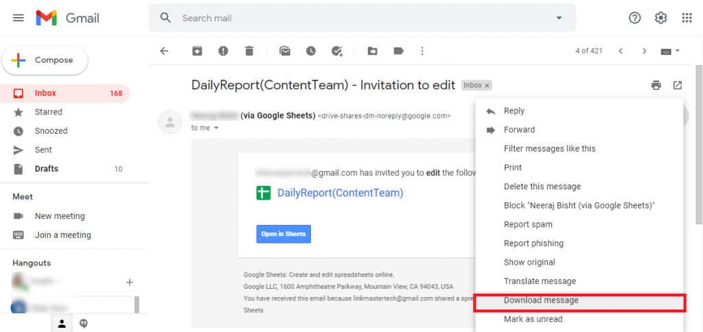 How to Save a Single Email Message in MSG, EML, RTF, HTML, and PDF formats?